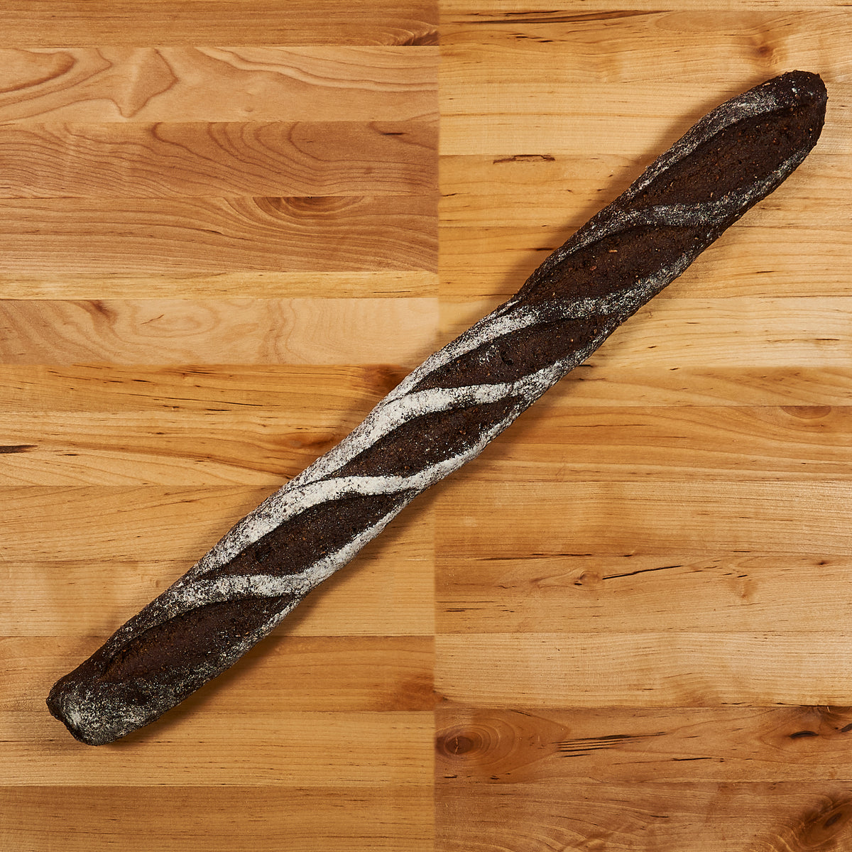 Black Pumpernickel Artisan Baguette – The Bread Gal Bakery